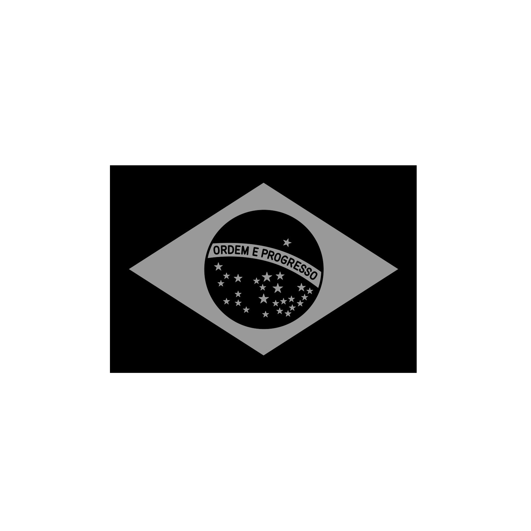 Patch bandeira do Brasil - NEGATIVA – Elitte Brasil