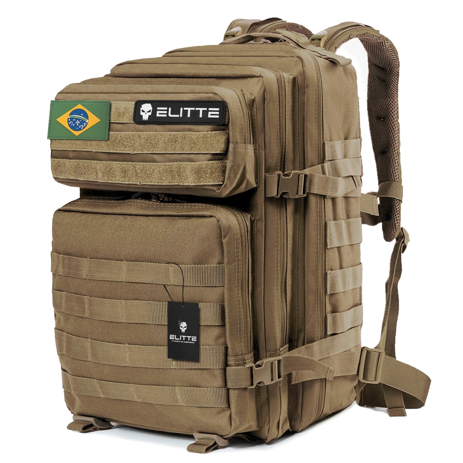 Mochila Elitte Combat (50L) - Coyote – Elitte Brasil