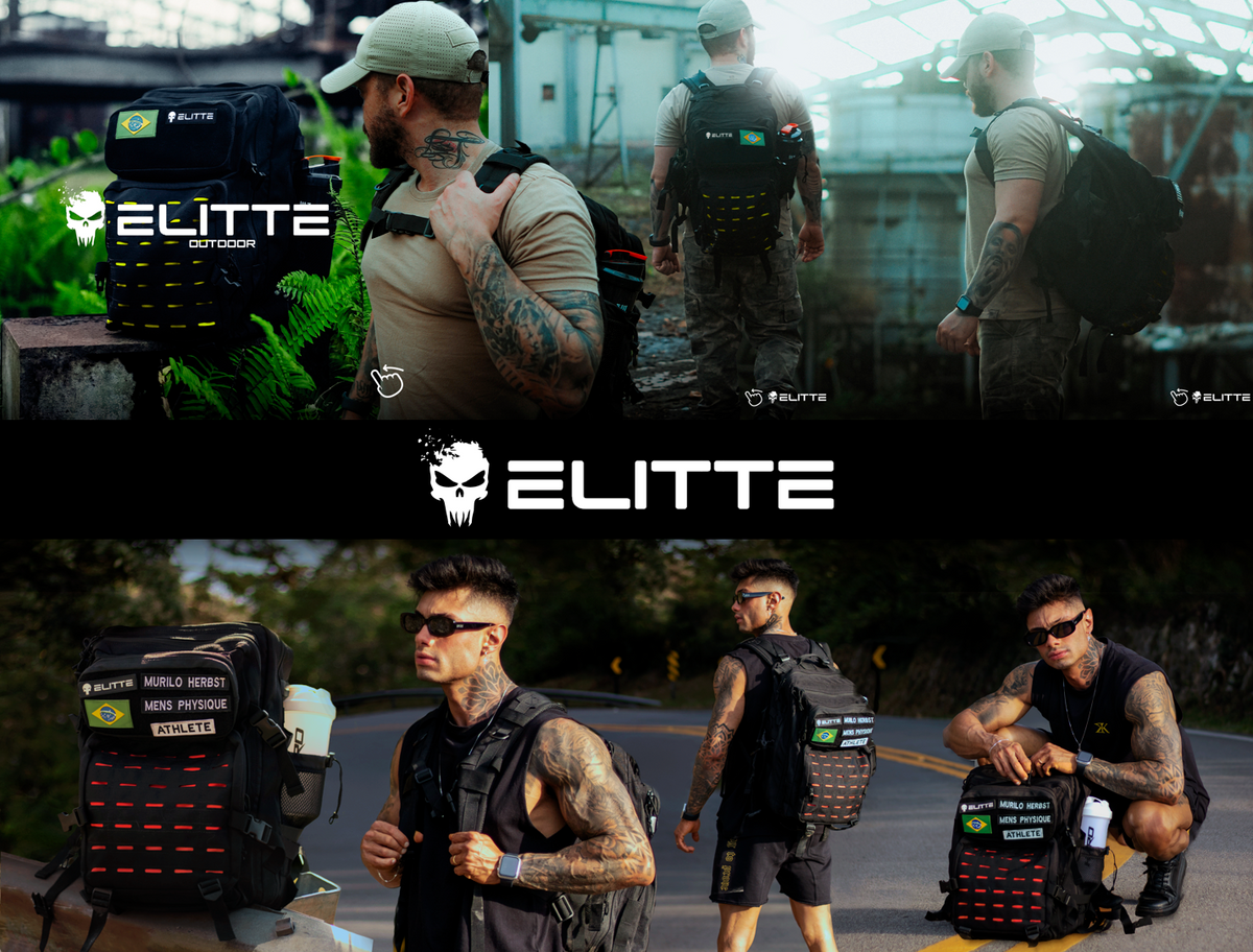 Mochila Elitte Outdoor (50L) - Vermelha – Elitte Brasil